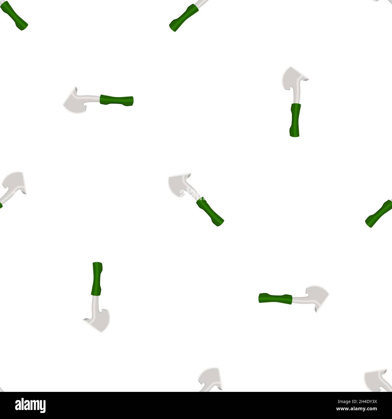 Illustration on theme pattern steel axes with wooden handle, metal ax ...