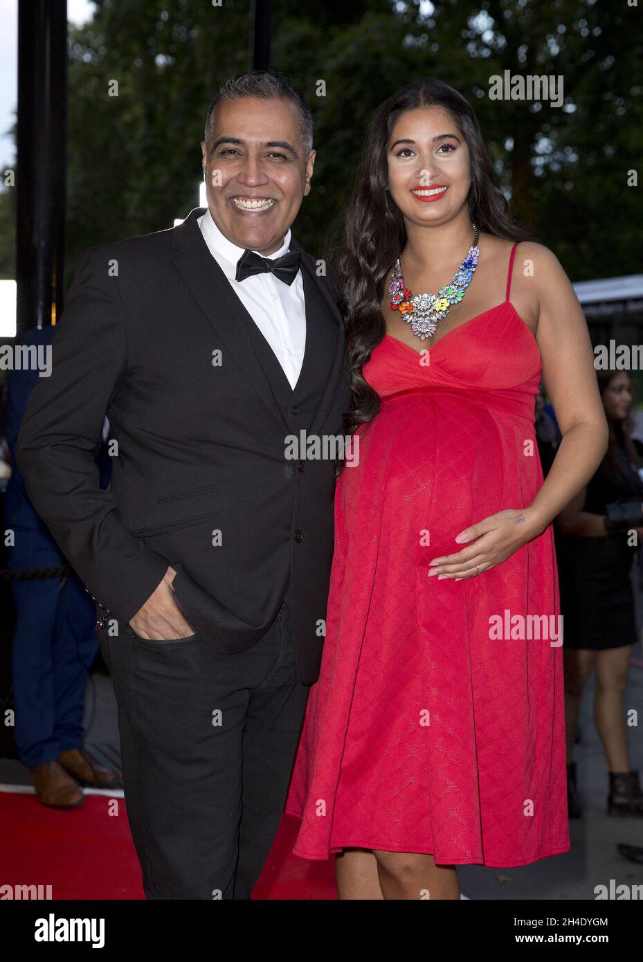 (left to right) Sunny Grewal and Shay Grewal attend the Asian Achievers ...