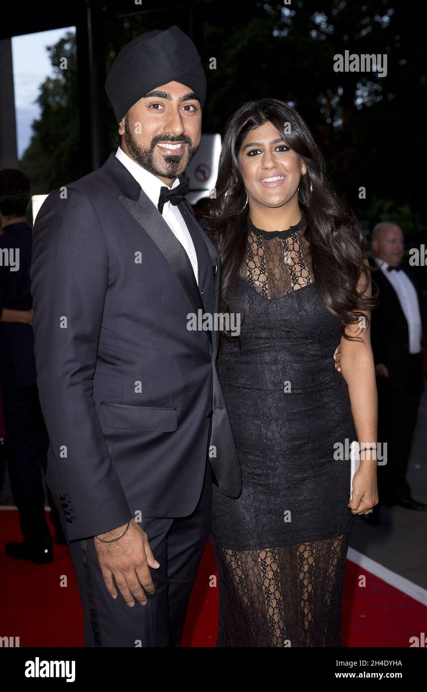 (left to right )Magic Singh and Hardeep attend the Asian Achievers ...