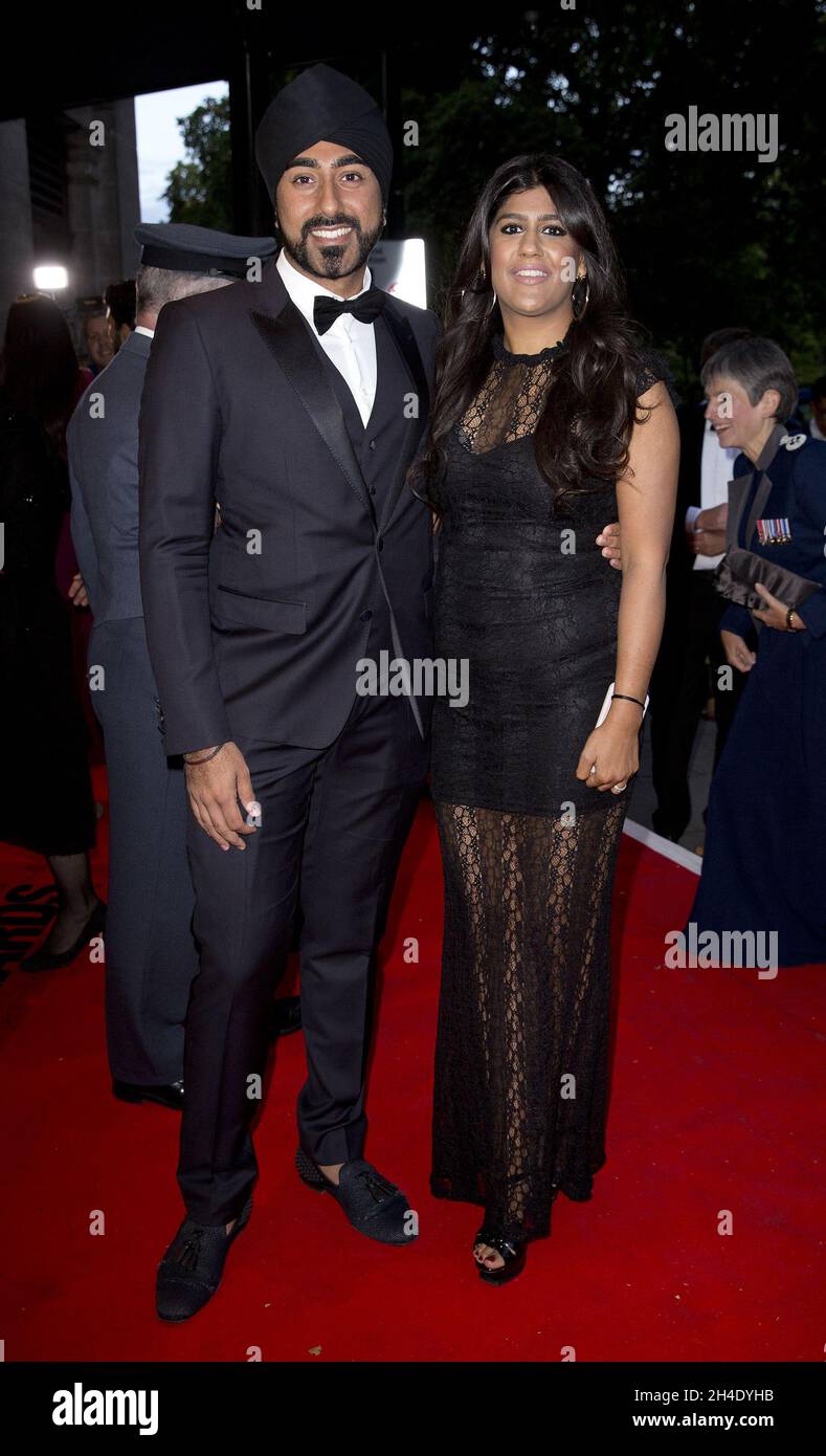 (left to right )Magic Singh and Hardeep attend the Asian Achievers ...