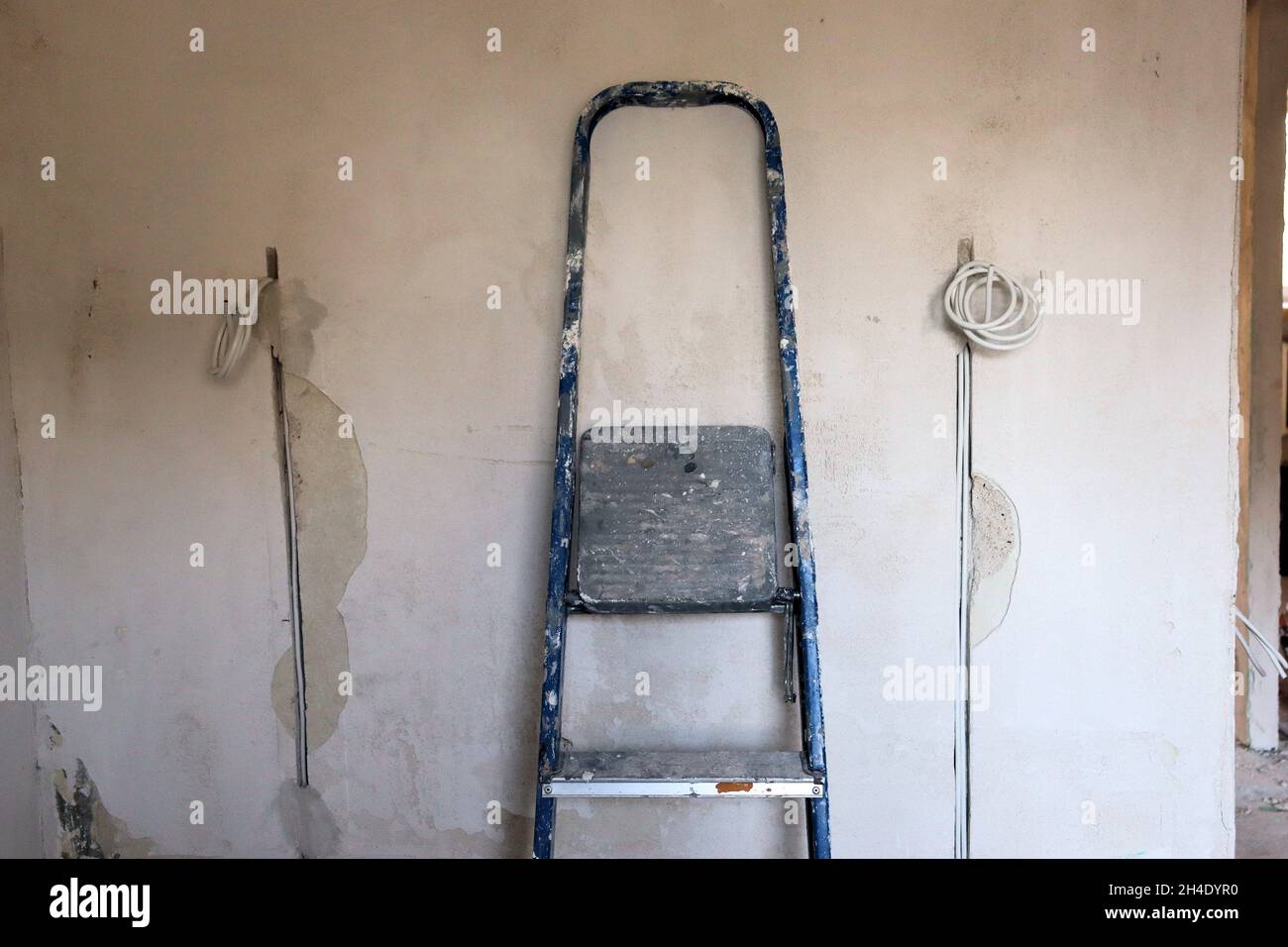 House repair work, electrical, plumbing, paint job Stock Photo - Alamy