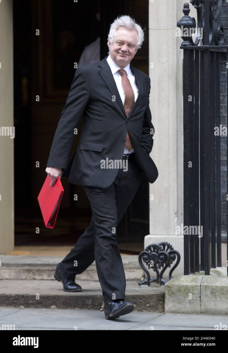 Exiting the European Union Secretary David Davis leaving 10 Downing ...