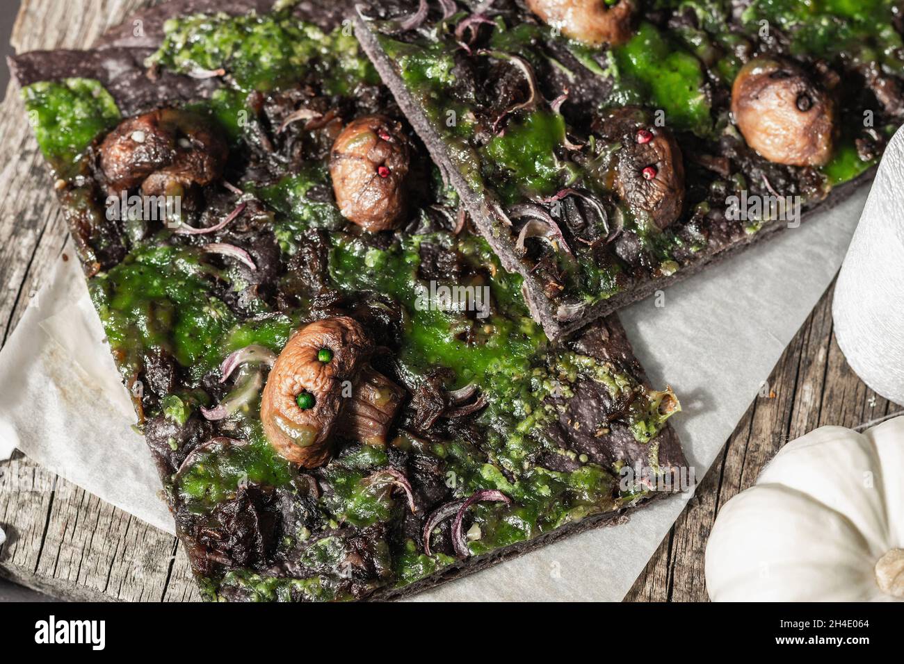 Squid Ink Pizza