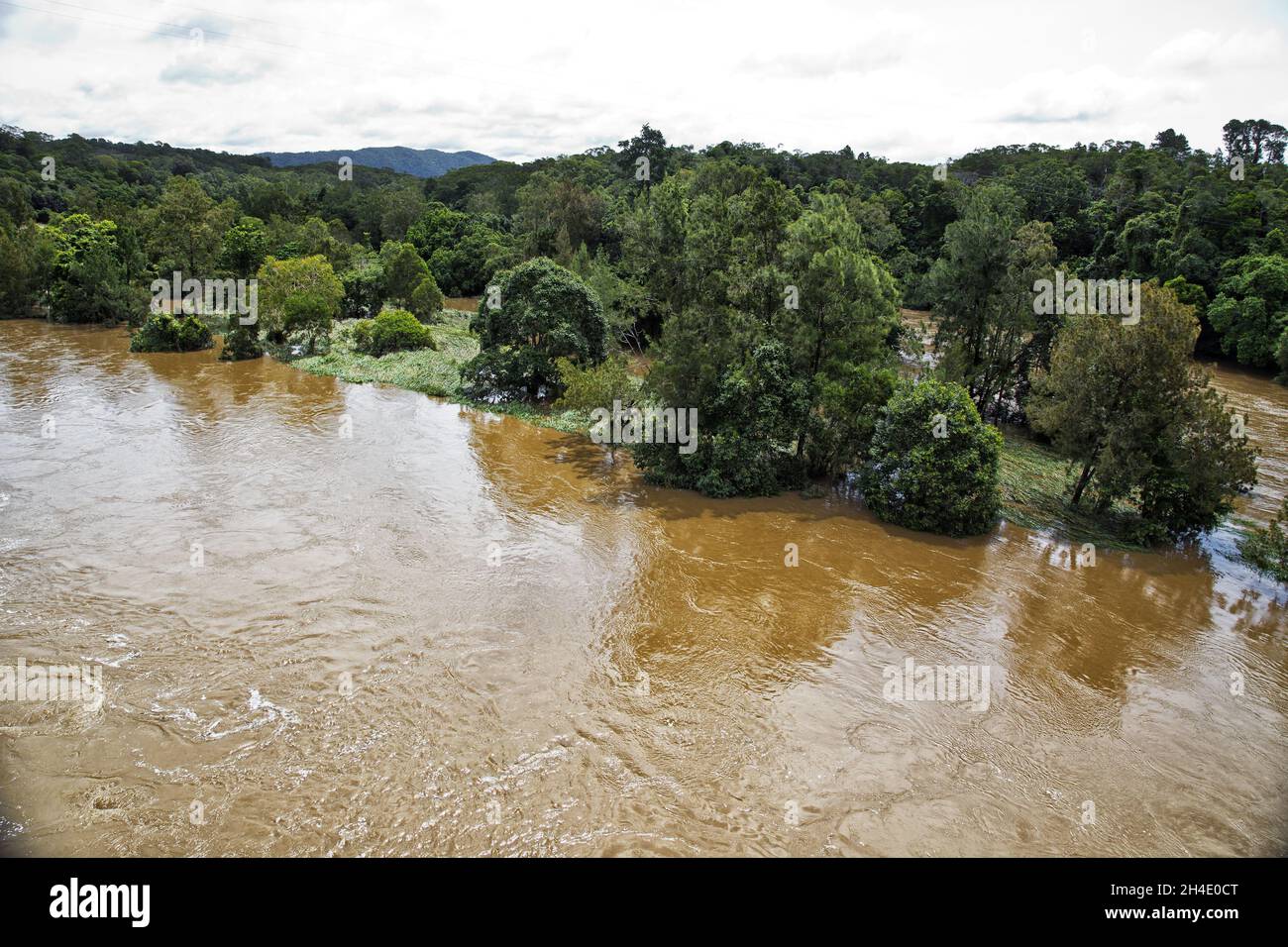 Flooded Barron River near Kuranda Stock Photo - Alamy