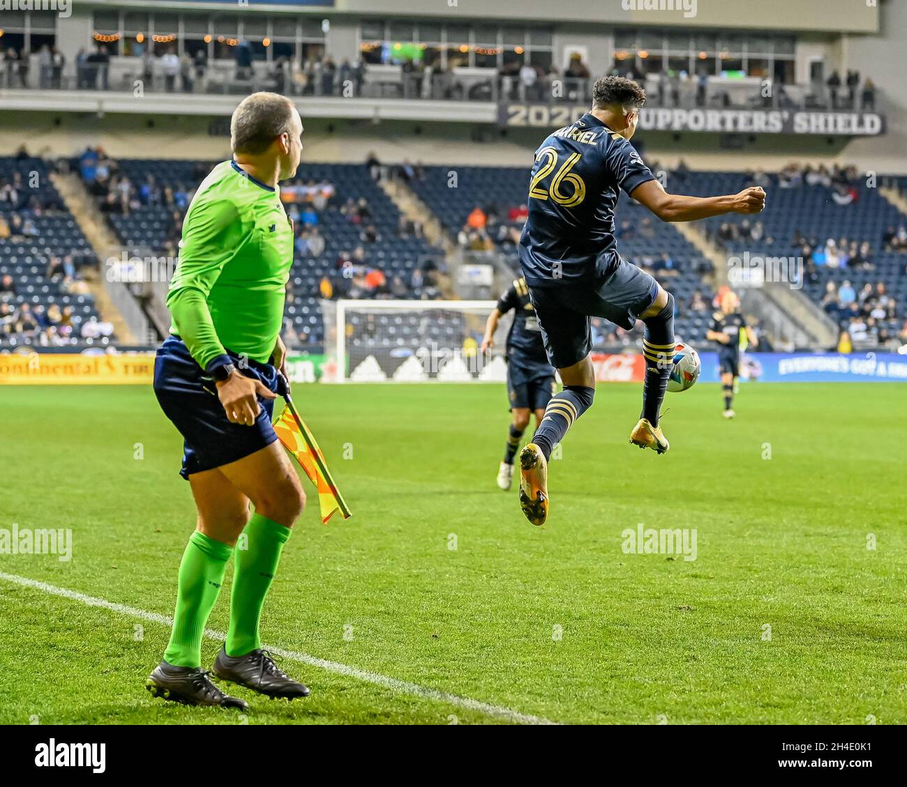 Nathan Harriel - professional footballer kicking / jumping ...