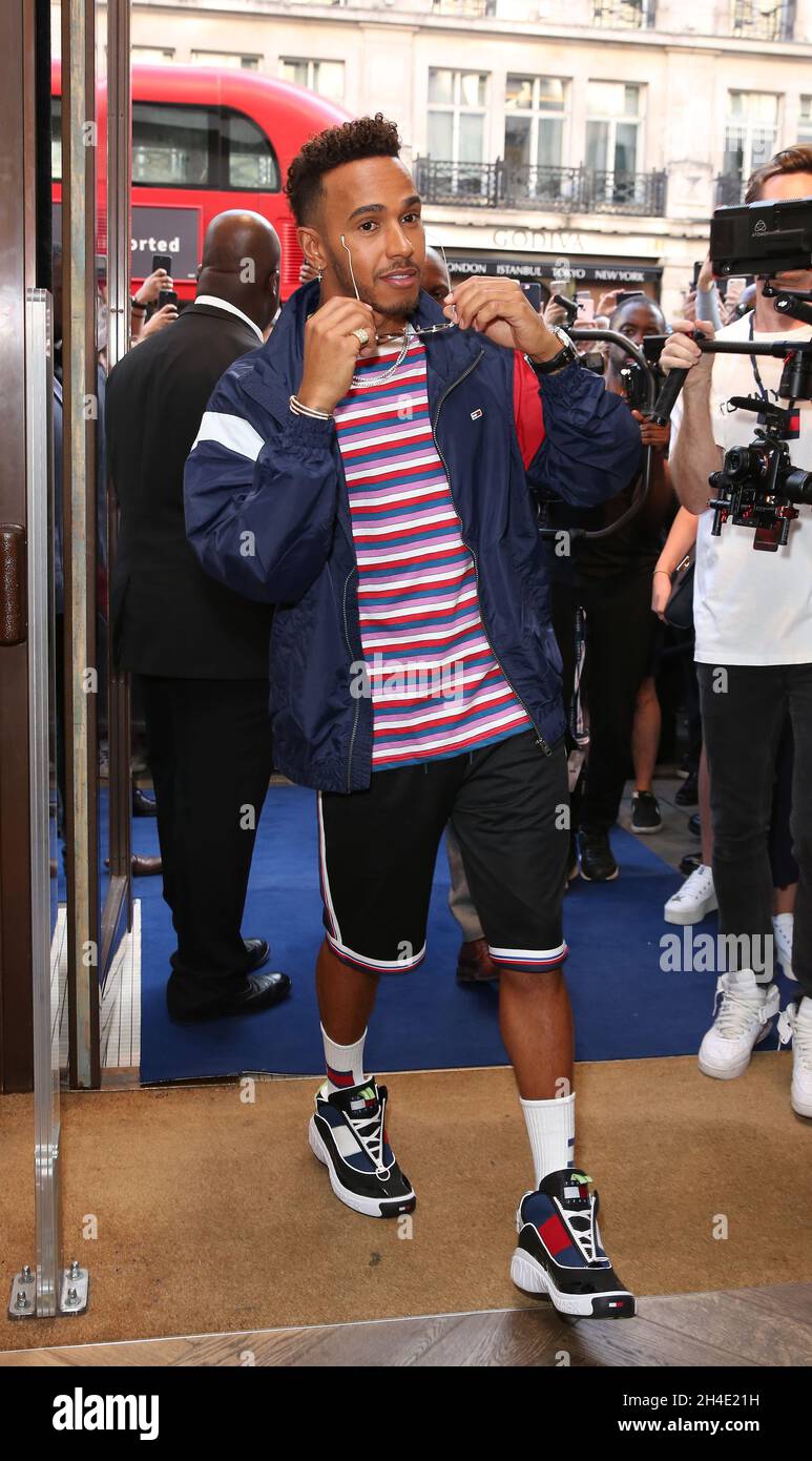 Lewis Hamilton attending 'Lewis Hamilton in conversation with Tommy ...