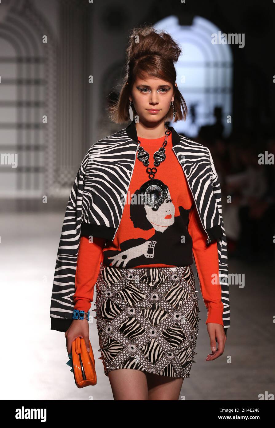 Models on the Fashion in Motion: Holly Fulton show, a retrospective ...