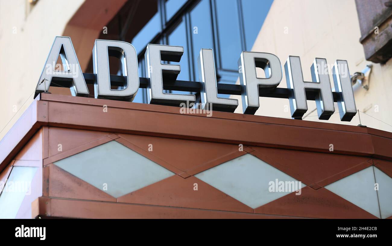 Buildings And Landmarks Adelphi Theatre London High Resolution Stock ...