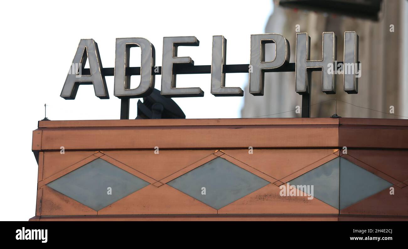 Buildings And Landmarks Adelphi Theatre London High Resolution Stock ...