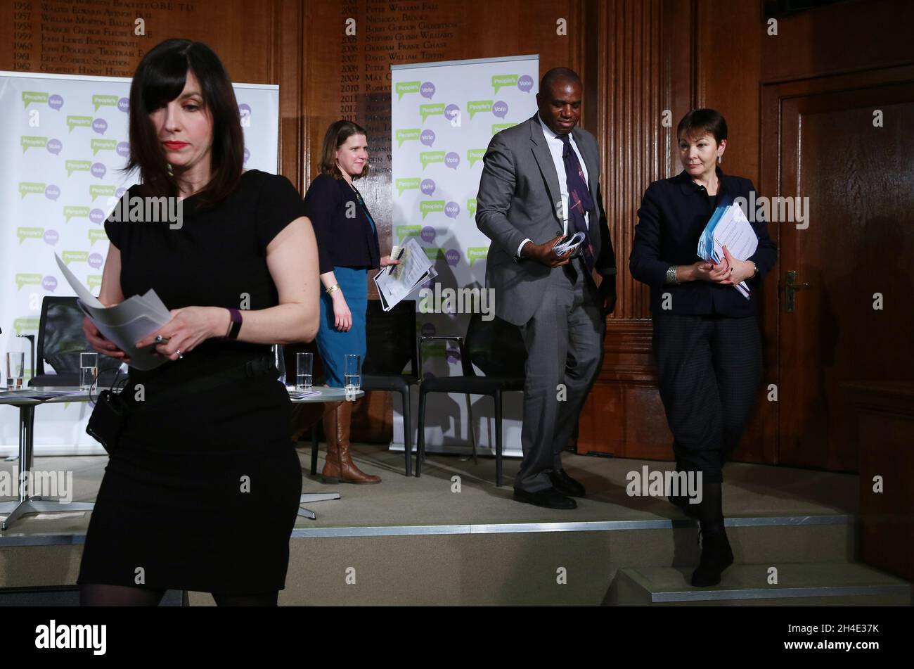 Caroline lucas bridget phillipson hi-res stock photography and images ...