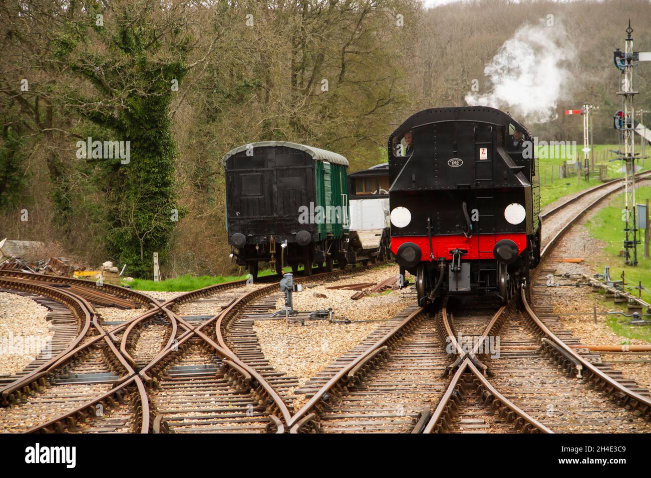 Calbourne steam train hi-res stock photography and images - Alamy