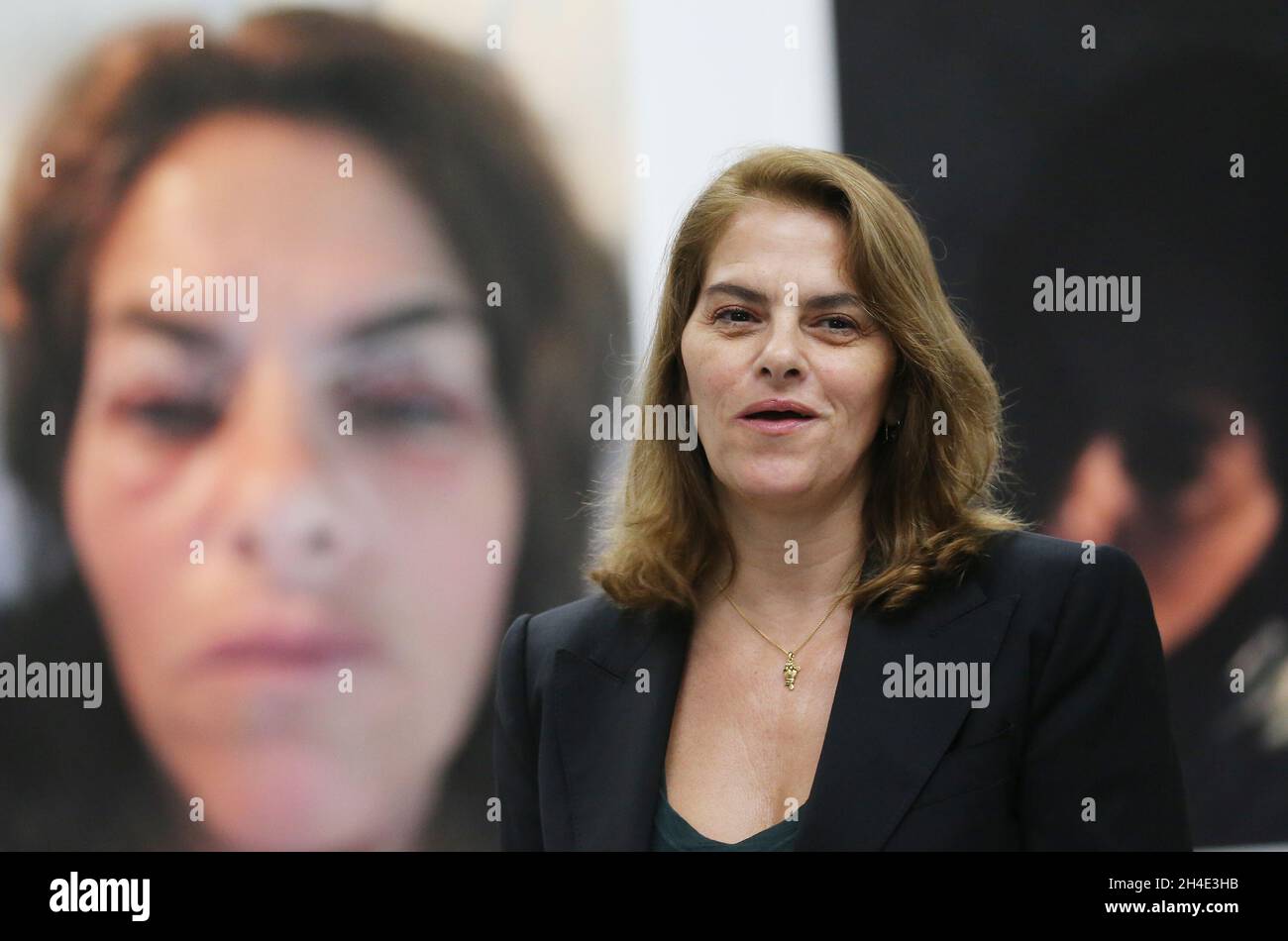 Tracey Emin at the launch of her 'A Fortnight of Tears', a major solo ...