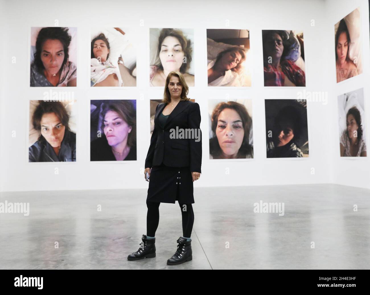 Tracey Emin at the launch of her 'A Fortnight of Tears', a major solo ...