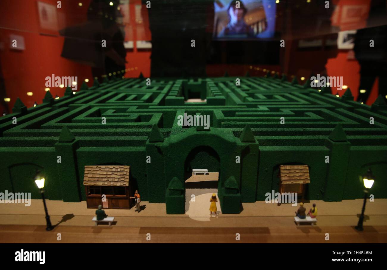 'The Overlook Maze', from The Shining film (1972), displayed as part of ...