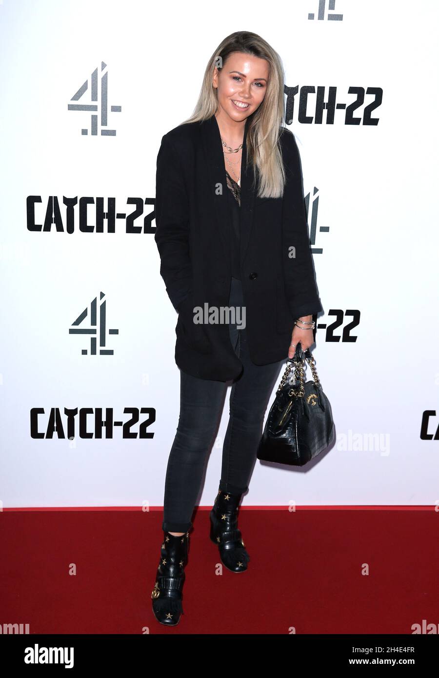 Jessica Sheppard attending the UK Premiere of Catch 22 in Vue Westfield ...