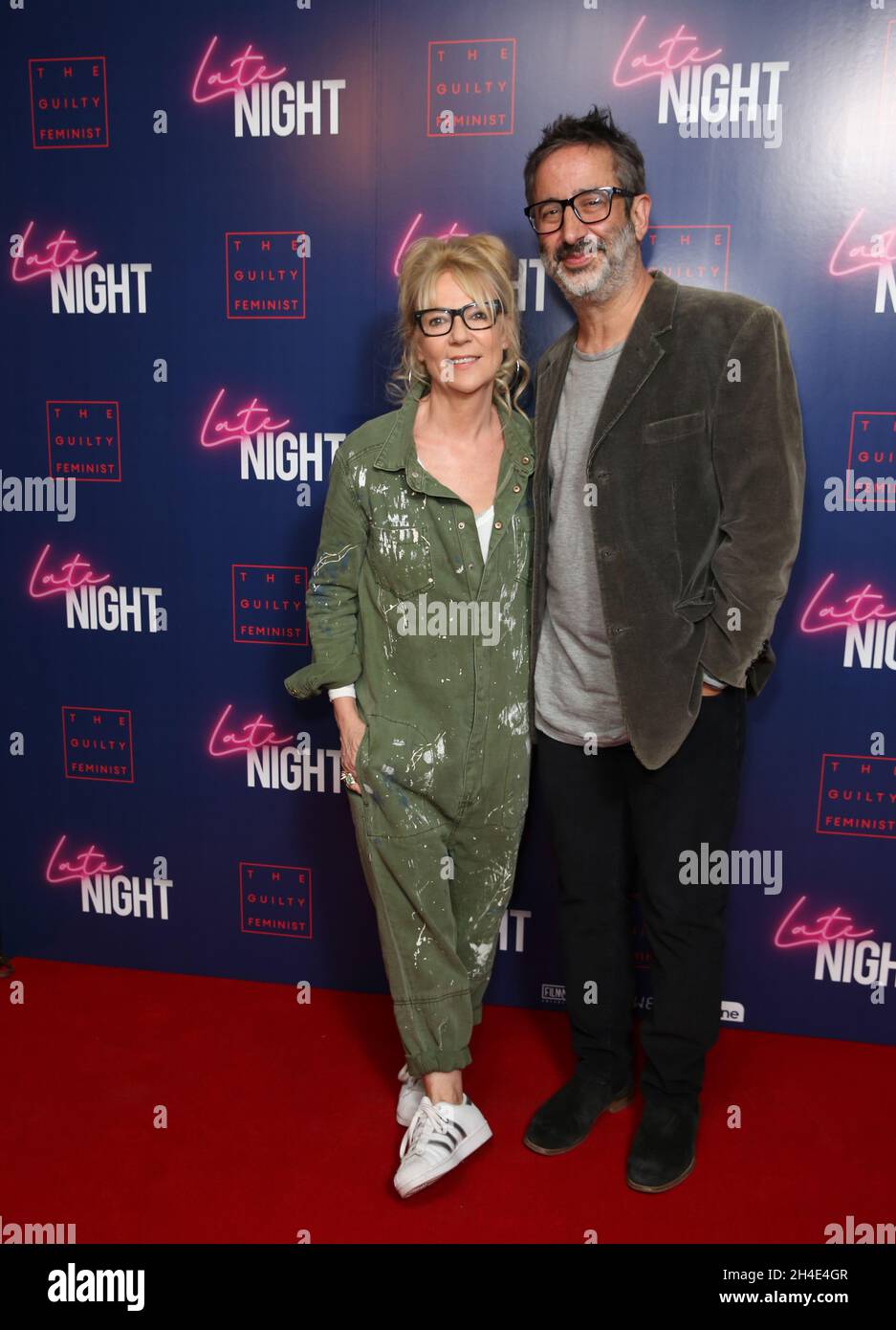 David Baddiel and wife Morwenna Banks attending the LATE NIGHT Gala ...