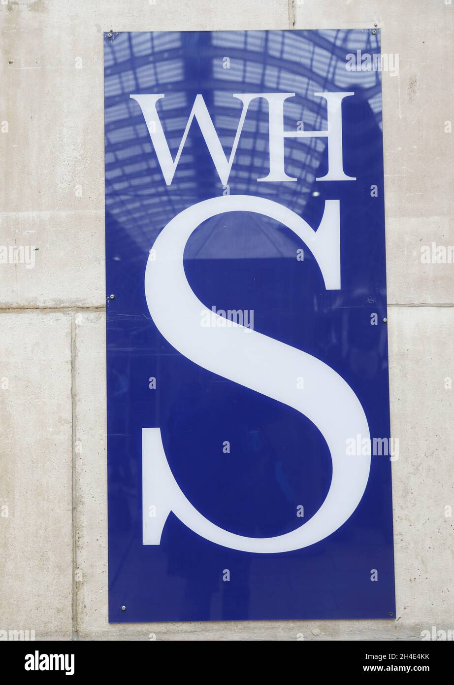 WHSmith logo in a branch in central London Picture dated: Friday May 31 ...