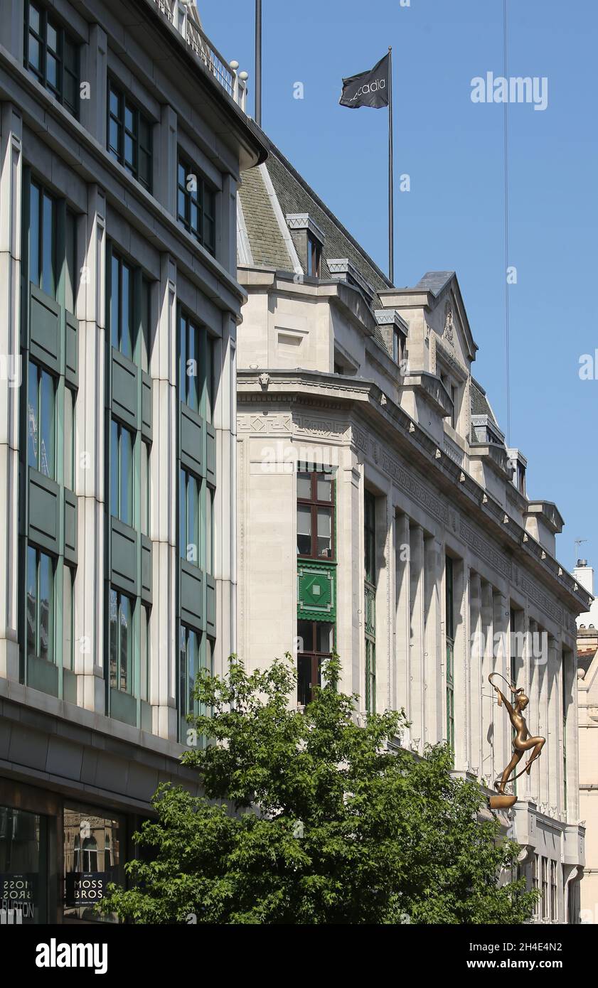 The corporate office of Arcadia in Oxford Street, central London ...