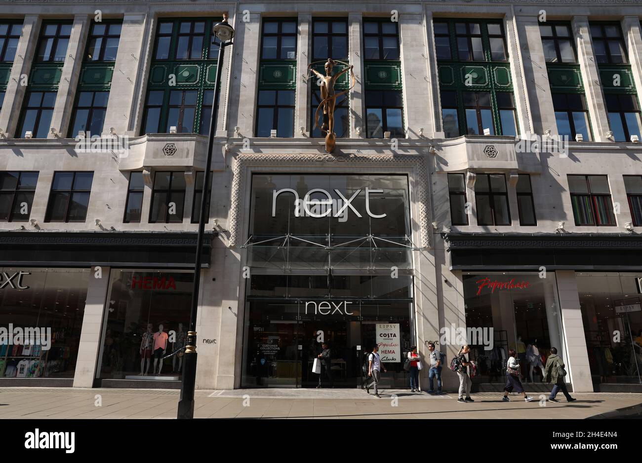 A branch of NEXT in Oxford Street, central London. Picture dated ...