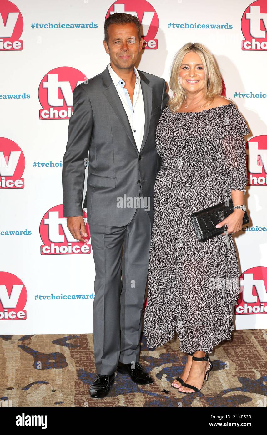 Pat Sharp and Monica Sharp attending the TV Choice Awards held at the ...