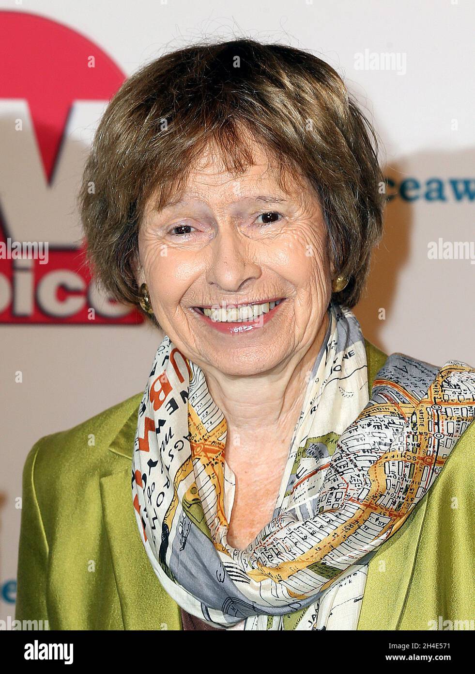 Brigit Forsyth attending the TV Choice Awards held at the Hilton Hotel ...
