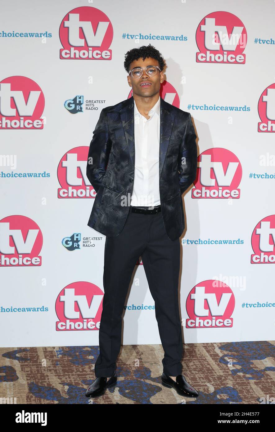 Malique Thompson-Dwyer attending the TV Choice Awards held at the ...