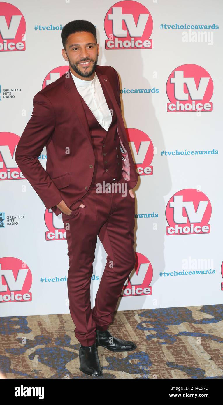 Jay Kontzle attending the TV Choice Awards held at the Hilton Hotel ...