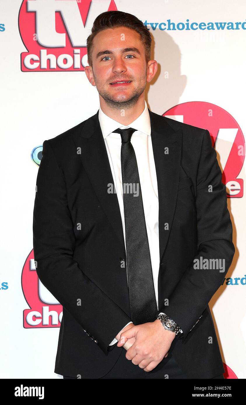 Tony Clay attending the TV Choice Awards held at the Hilton Hotel, Park ...