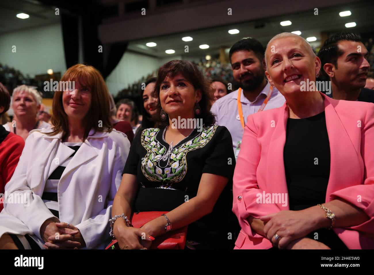 Labour leader jeremy corbyns wife laura alvarez hi-res stock ...