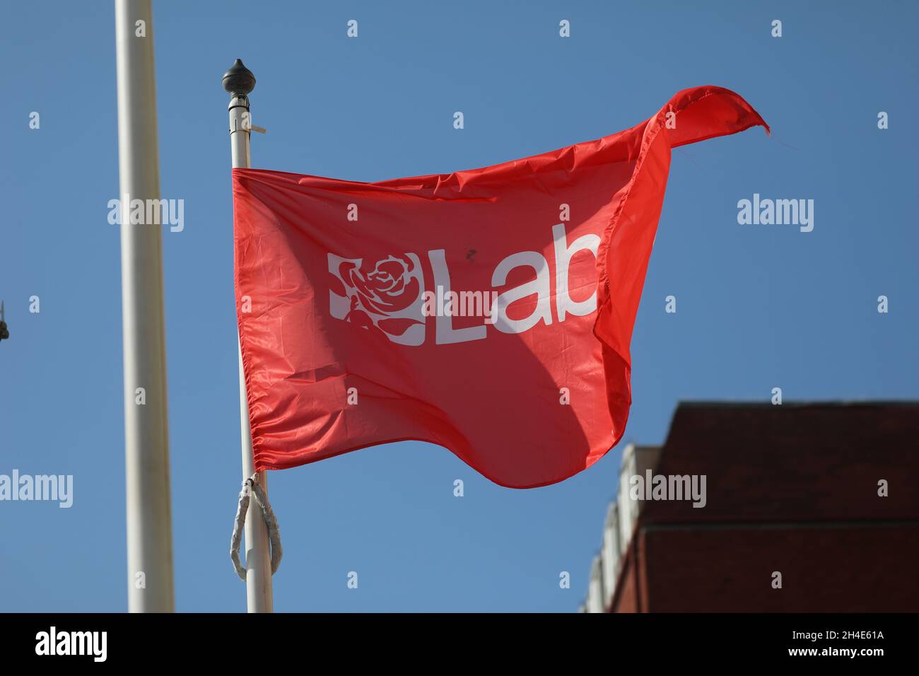 Labour flag hi-res stock photography and images - Alamy