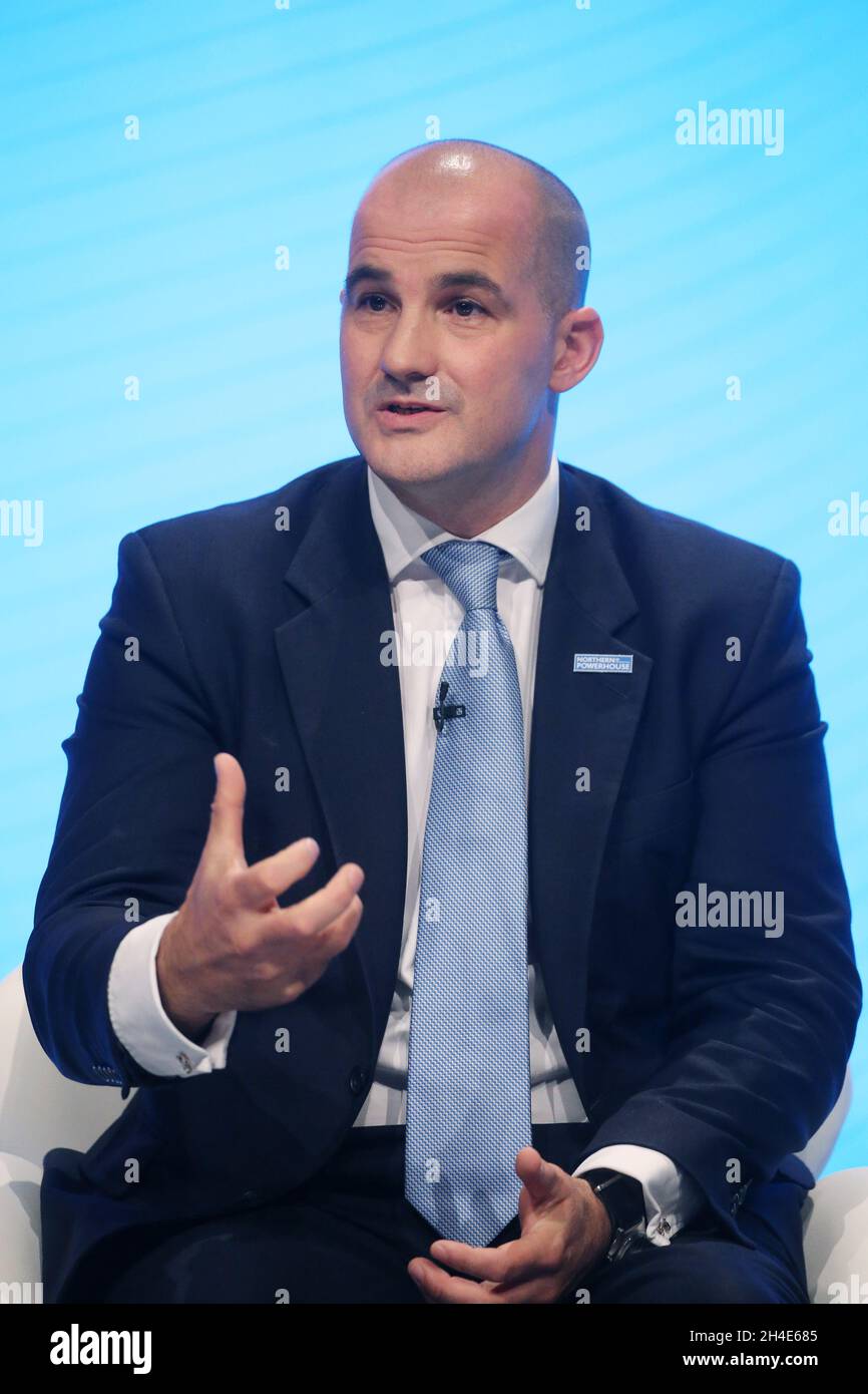 Northern Powerhouse minister Jake Berry speaks during the second day of ...