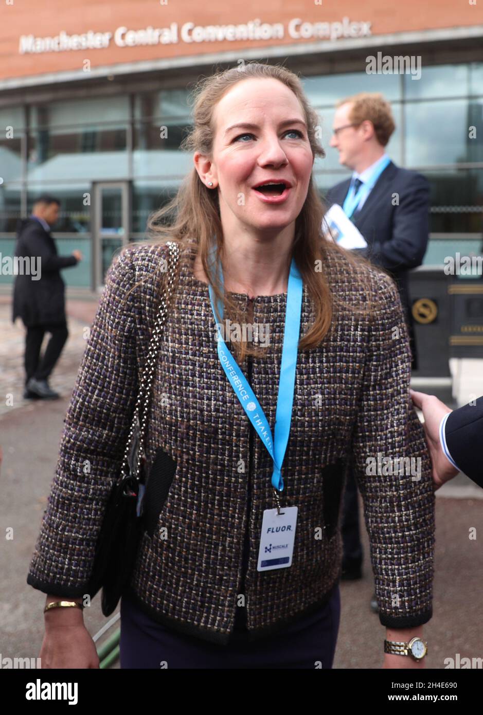 Leader of the House of Commons Jacob Rees-Mogg's wife Helena during a ...