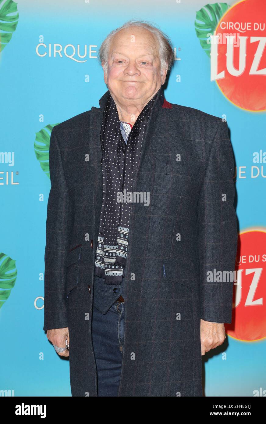 Sir David Jason attending the Cirque du Soleil's red carpet premiere of ...