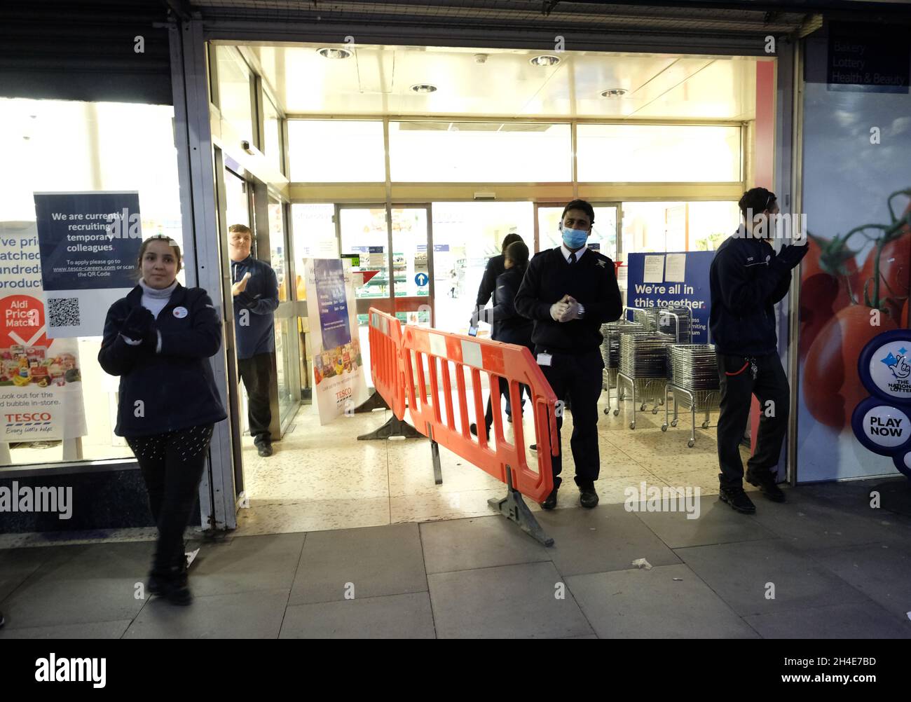 Tesco staff High Resolution Stock Photography and Images - Alamy
