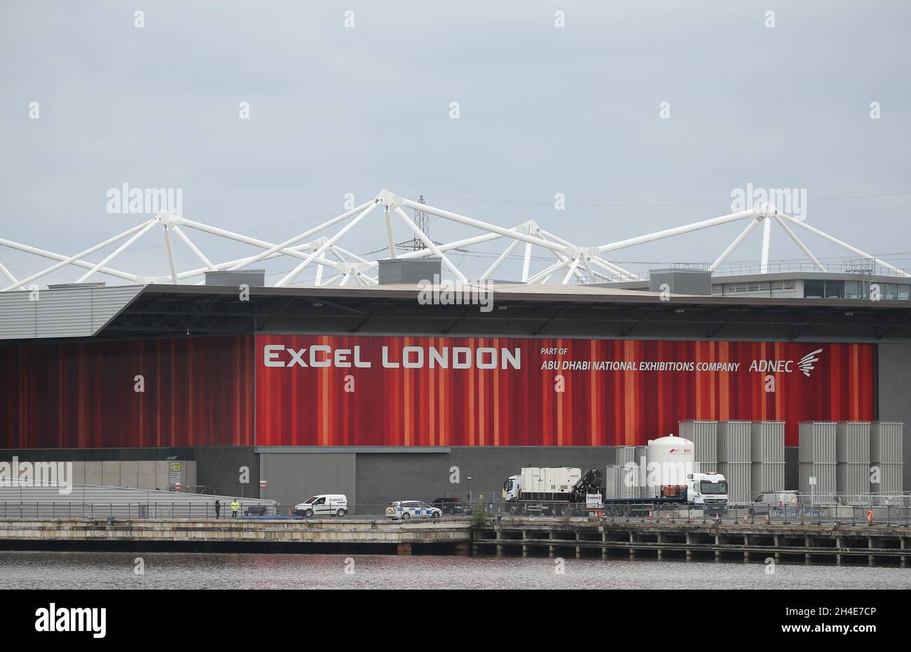 A general view of the NHS Nightingale Hospital at the ExCel centre in ...