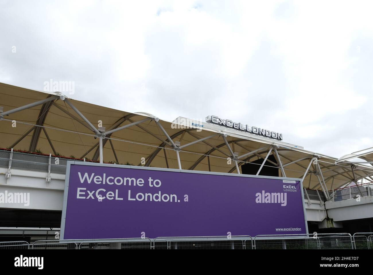 A general view of the NHS Nightingale Hospital at the ExCel centre in ...