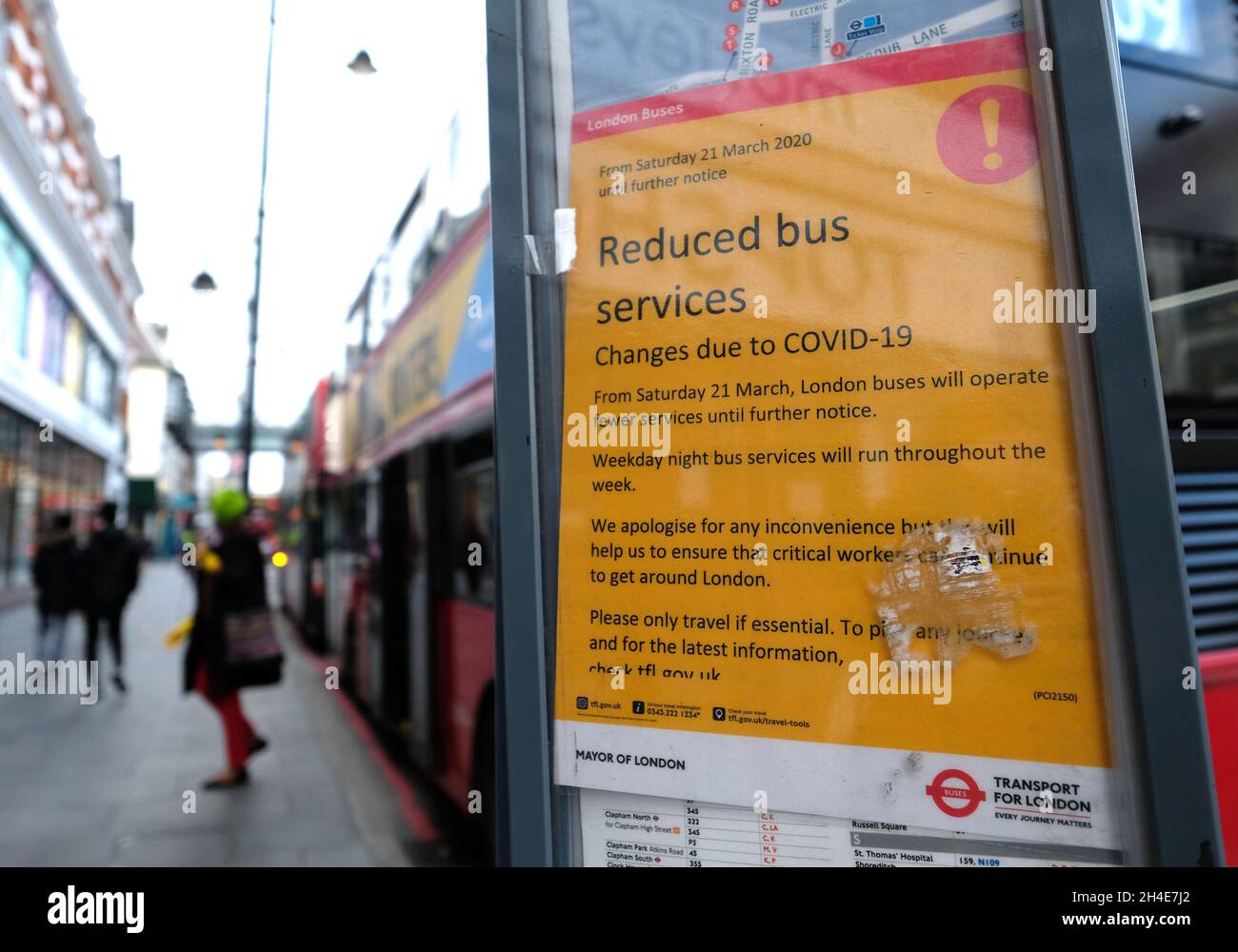 Brixton bus stop hi-res stock photography and images - Alamy