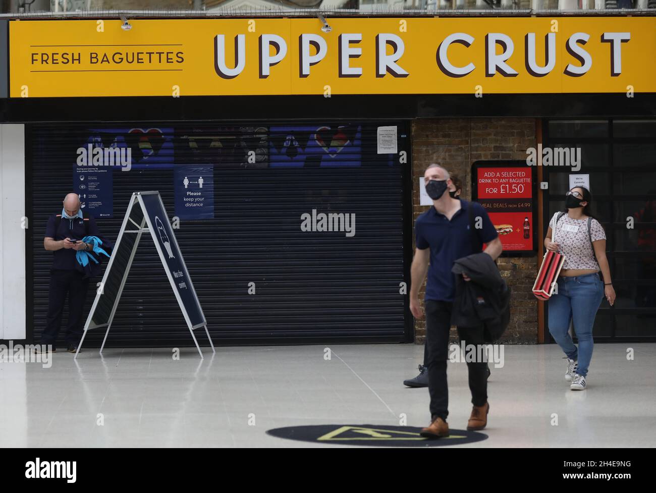 A Upper Crust in Charing Cross Station, London as SSP, the company ...