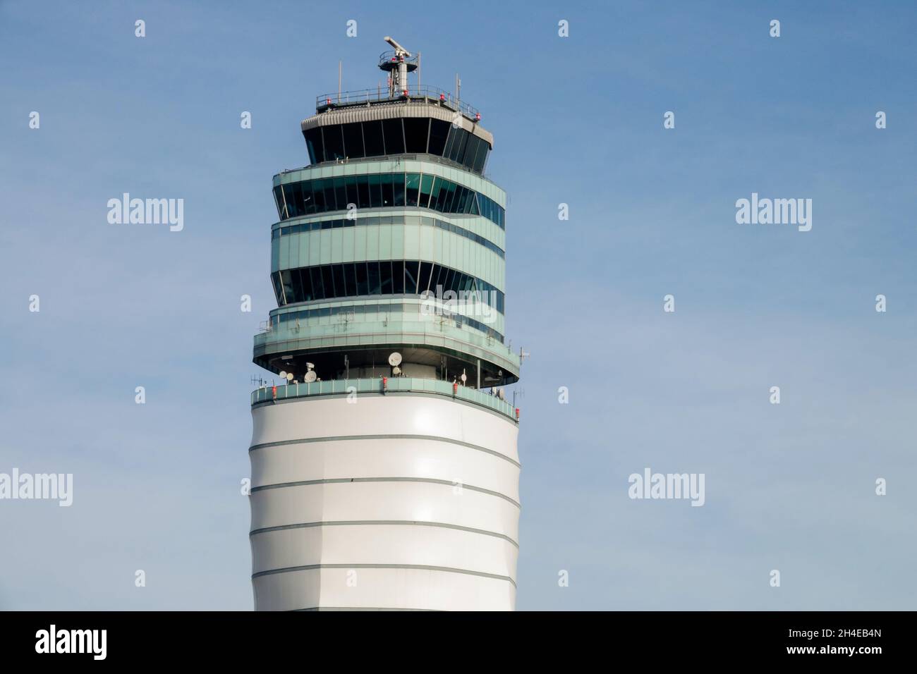 Vienna Airport Control Tower Stock Photo - Alamy