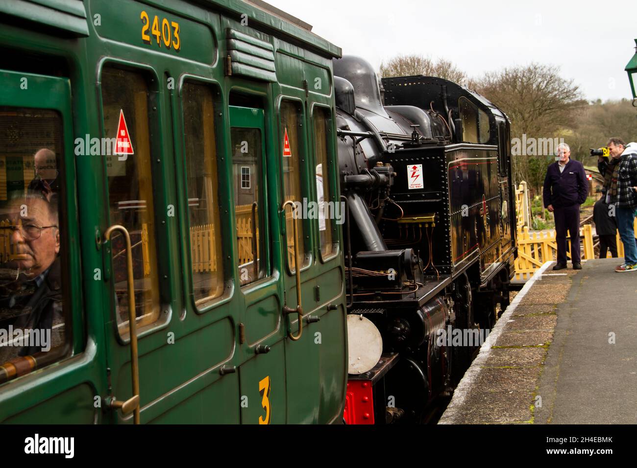 Calbourne steam train hi-res stock photography and images - Alamy