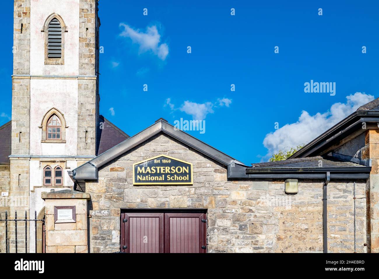 Manorhamilton, Ireland - May 25 2021 : Masterson National School is ...