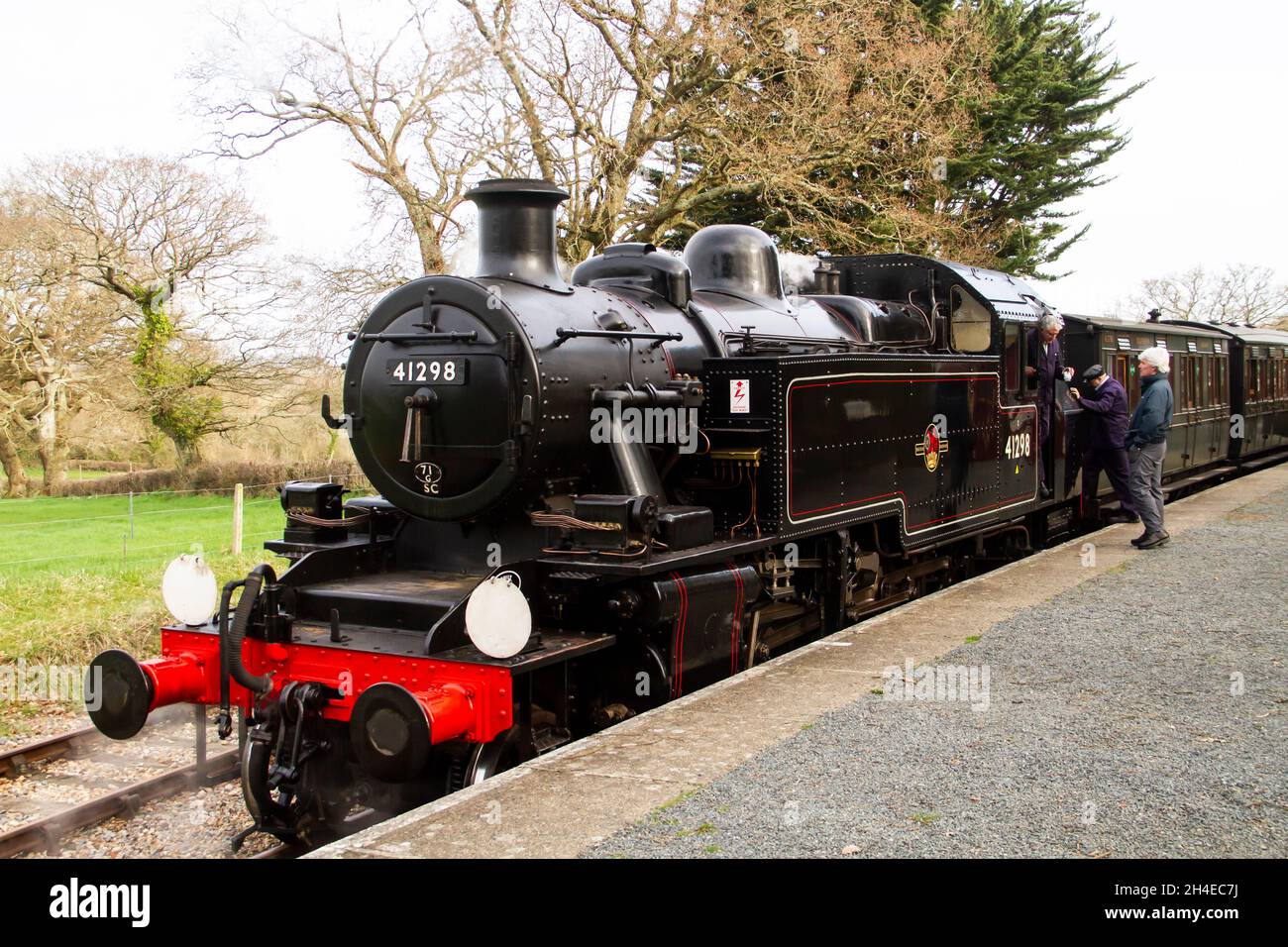 isle of Wight steam railway 2019, featuring one of the line's Ivatt ...