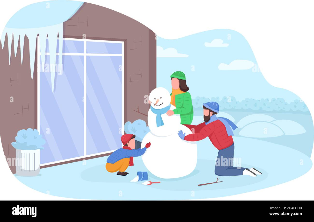 Faceless snowman hi-res stock photography and images - Alamy