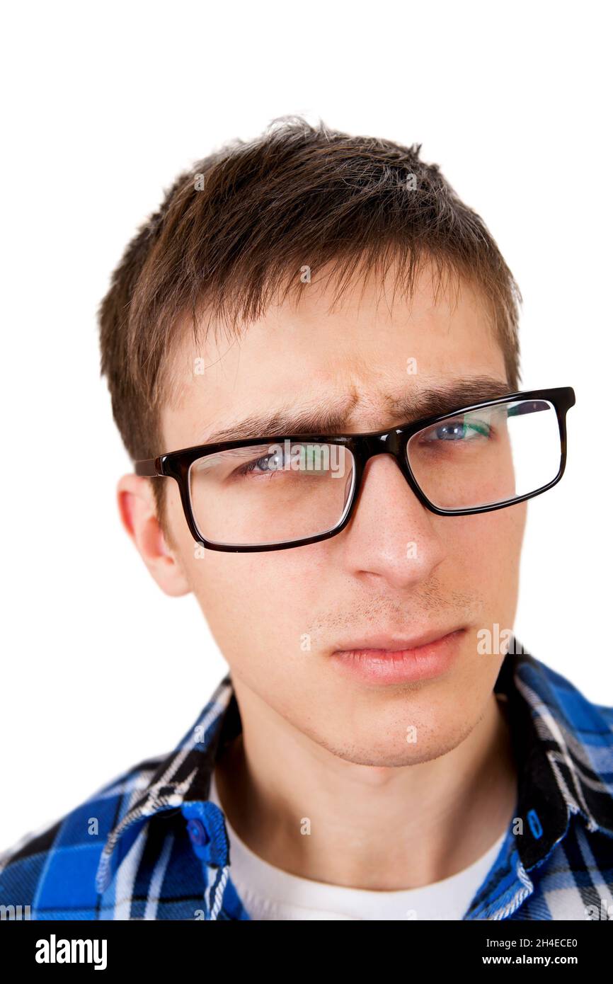 Man sceptic look portrait hi-res stock photography and images - Alamy