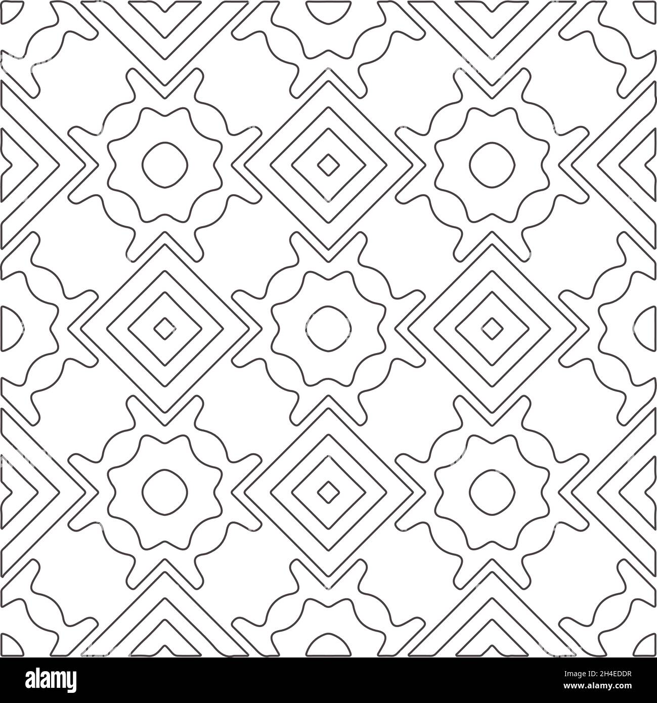 floral pattern background.Repeating geometric pattern from striped ...