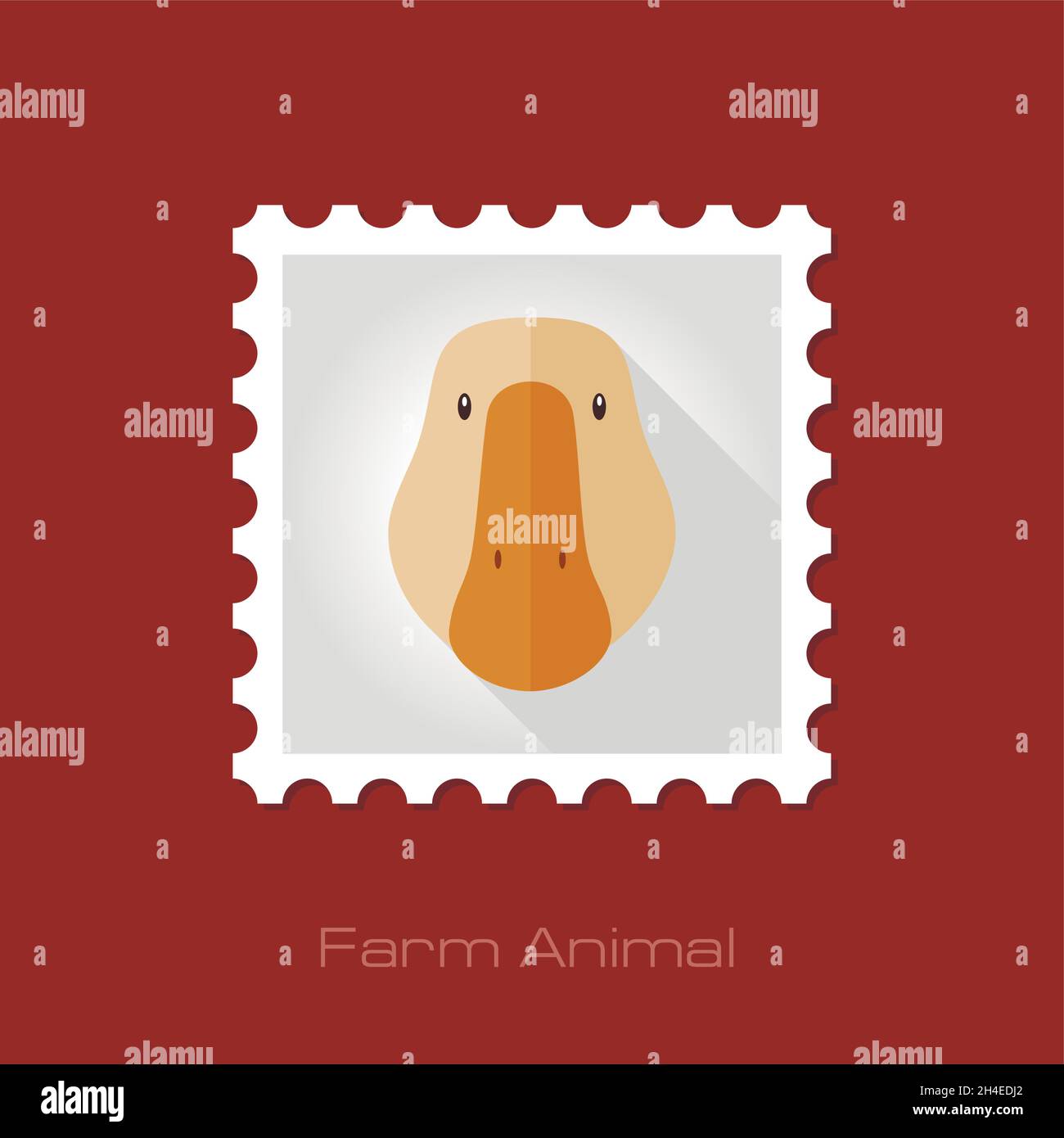 Goose stamp Stock Vector Images - Alamy