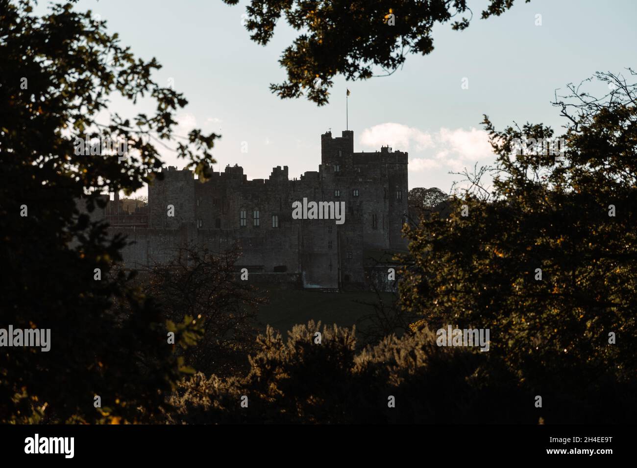 Fantastic rustic old castle in the countryside of England Stock Photo ...