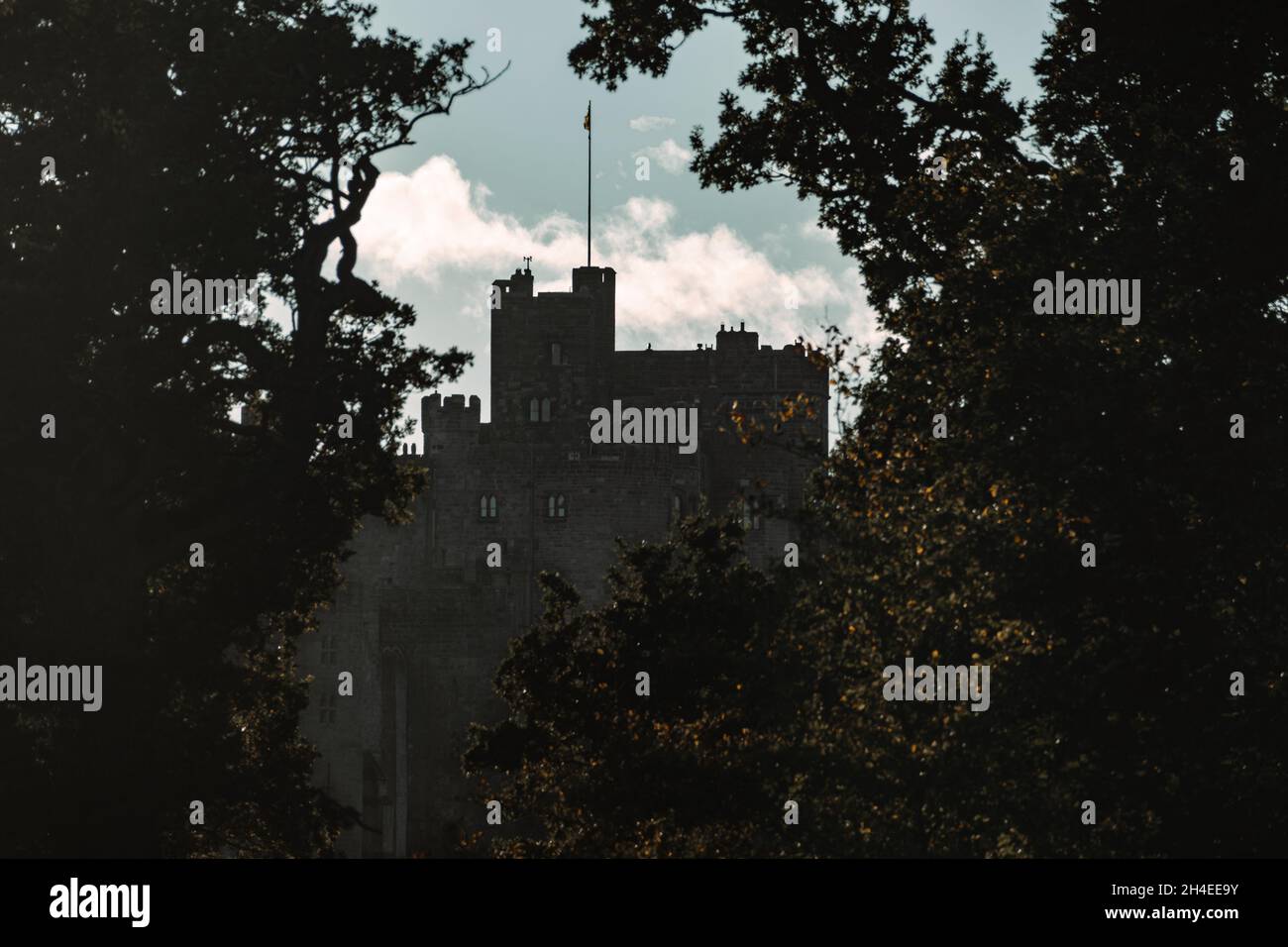 Fantastic rustic old castle in the countryside of England Stock Photo ...