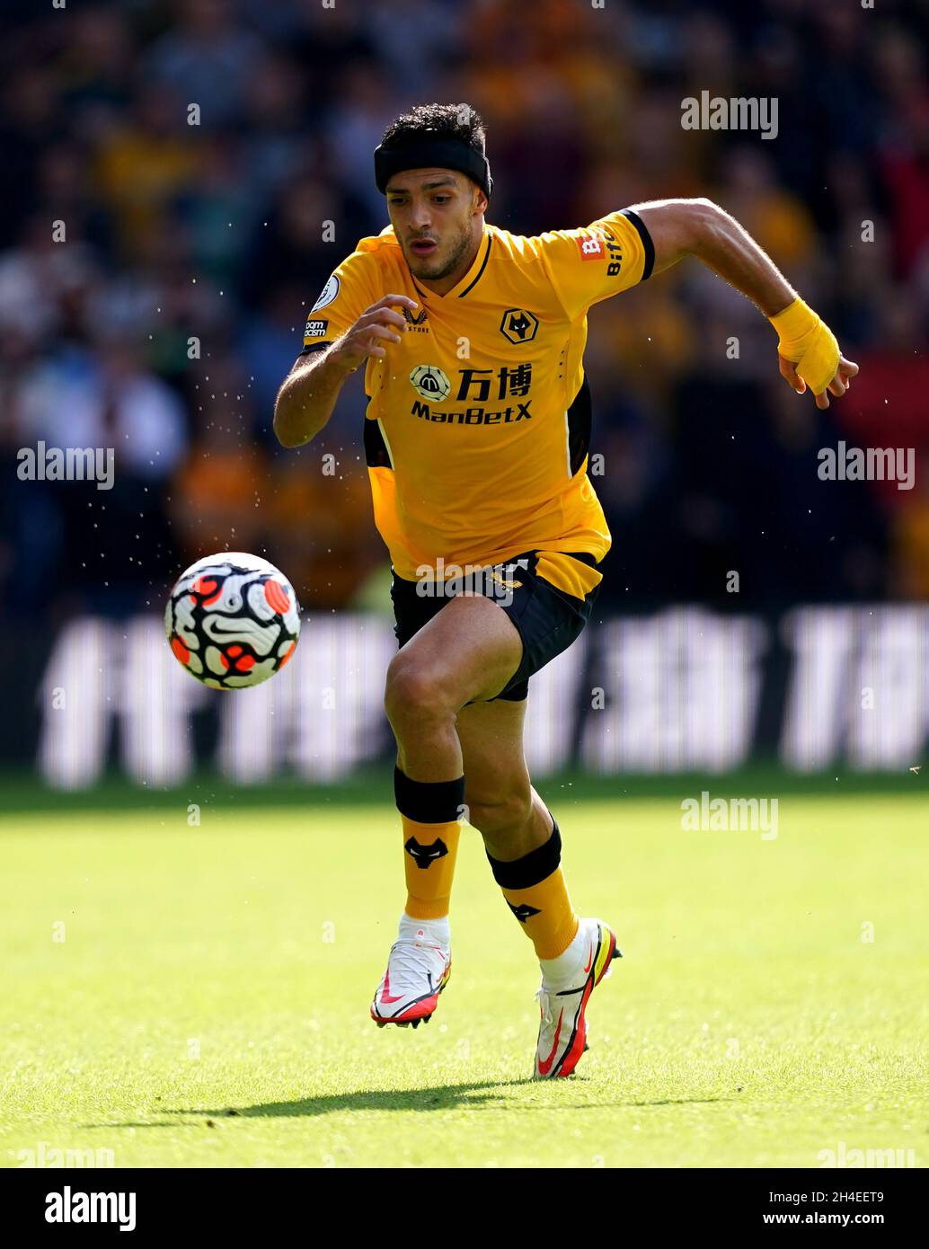 File photo dated 18-09-2021 of Wolverhampton Wanderers' Raul Jimenez ...