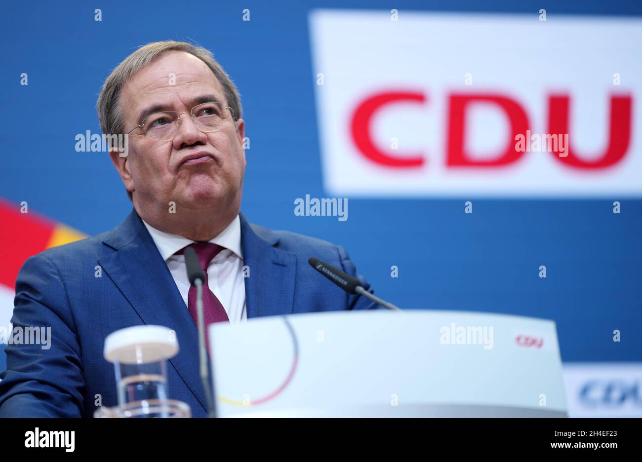Berlin, Germany. 02nd Nov, 2021. Armin Laschet, outgoing CDU party ...